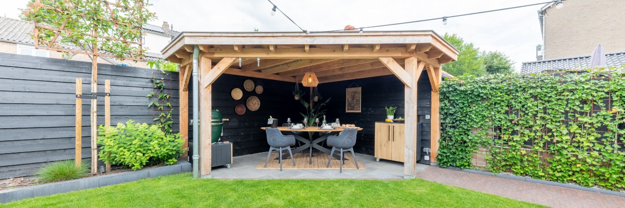 Vrijstaande overkapping | Frelu Buitengewoon